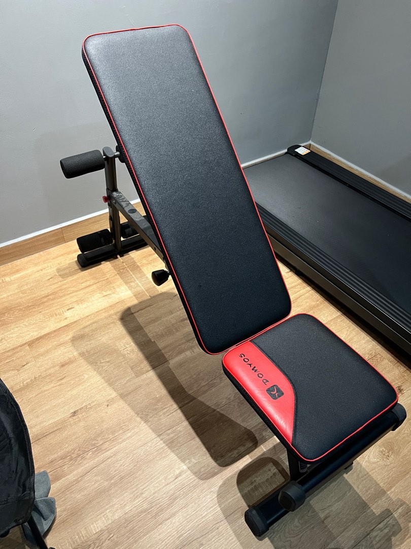 Decathlon Inclined Gym Bench 500 Domyos, Sports Equipment, Exercise ...