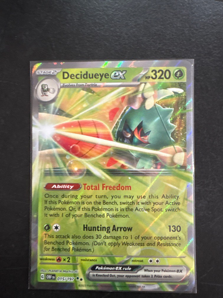Decidueye ex, Hobbies & Toys, Toys & Games on Carousell