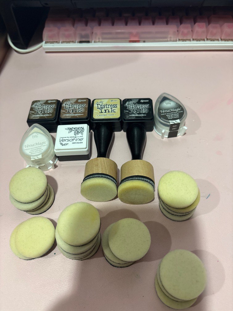 Distress Ink Set, Hobbies & Toys, Stationery & Craft, Other Stationery ...