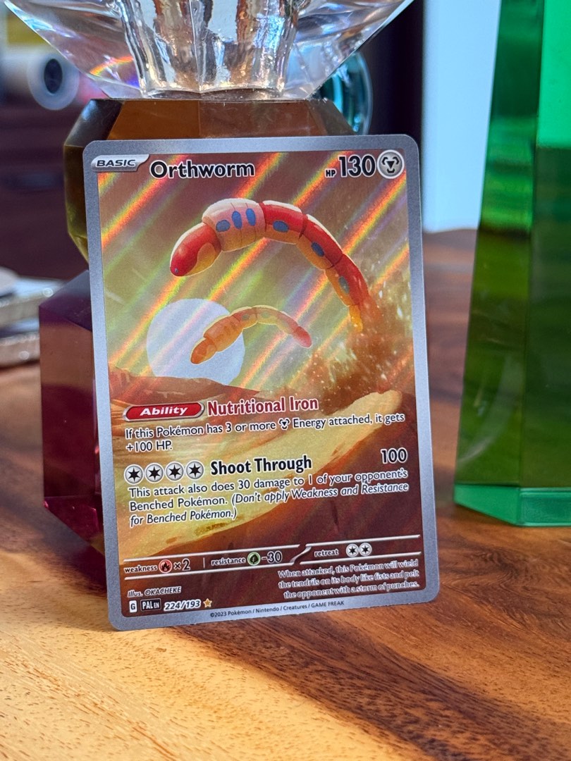 [ENG] Orthworm - Paldea Evolved [NM], Hobbies & Toys, Toys & Games on ...