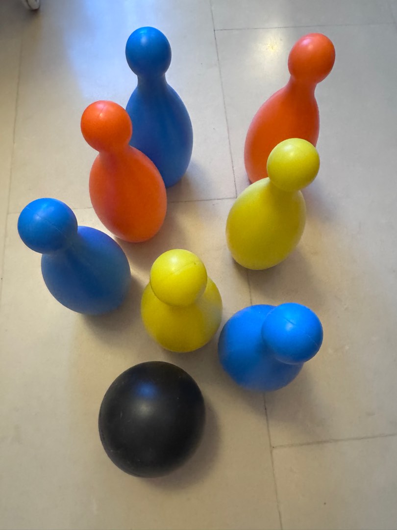 Free baby bowling pins and ball, Babies & Kids, Infant Playtime on ...