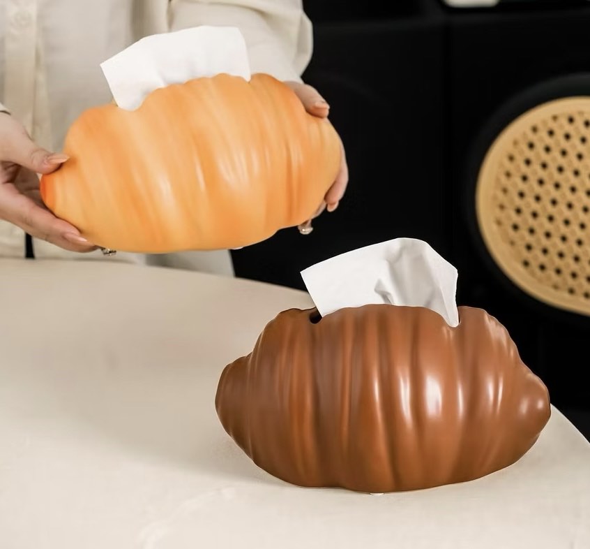 French Croissant Tissue Paper Dispenser, Furniture & Home Living, Home ...