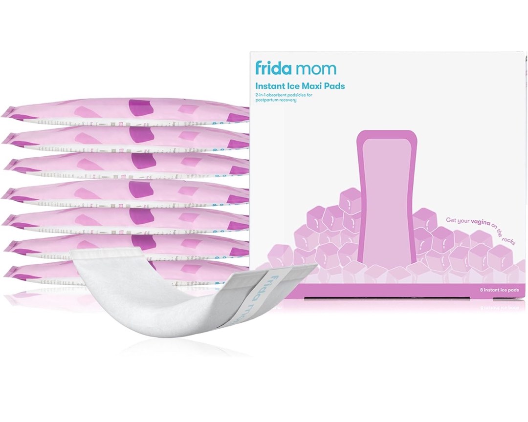 Frida Mom 2 -in-1 Postpartum Absorbent Postpartum Perineal Ice Maxi ...