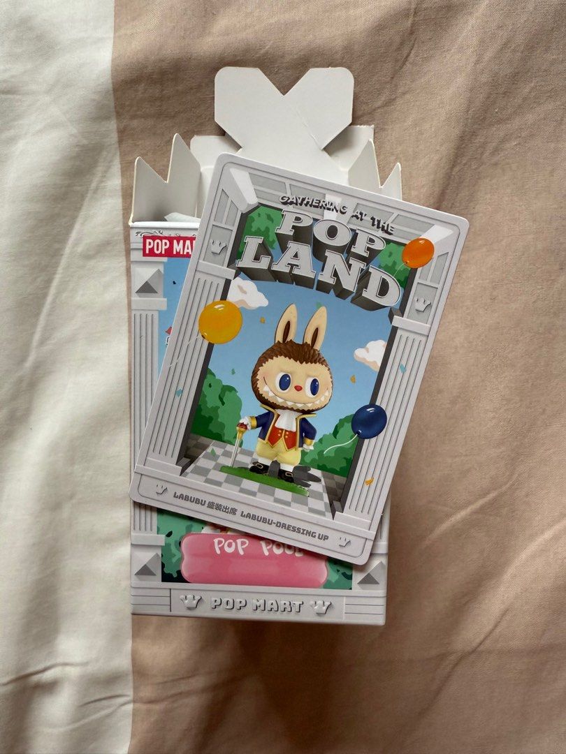 Gathering at the Popland Labubu Dressing Up Popmart BNIF, Hobbies ...