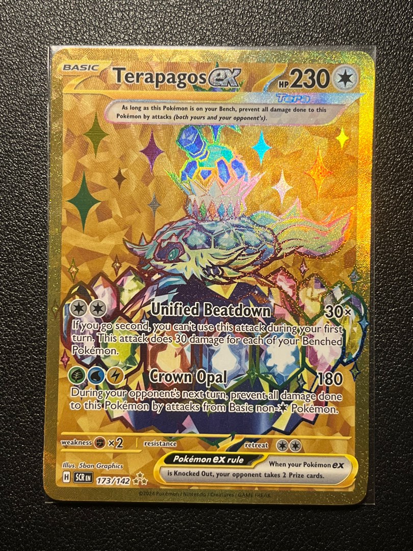 gold terapagos stellar crown englsih, Hobbies & Toys, Toys & Games on ...