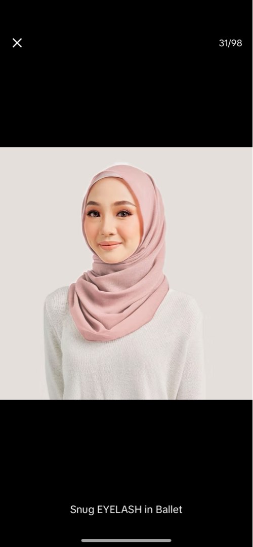 guzel.kl - snug cotton in ballet, Women's Fashion, Muslimah Fashion ...