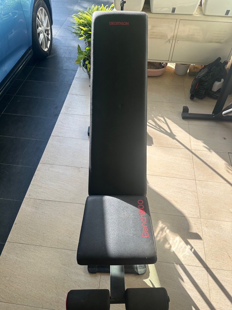 Gym Bench (Decathalon bench 900), Sports Equipment, Exercise & Fitness ...