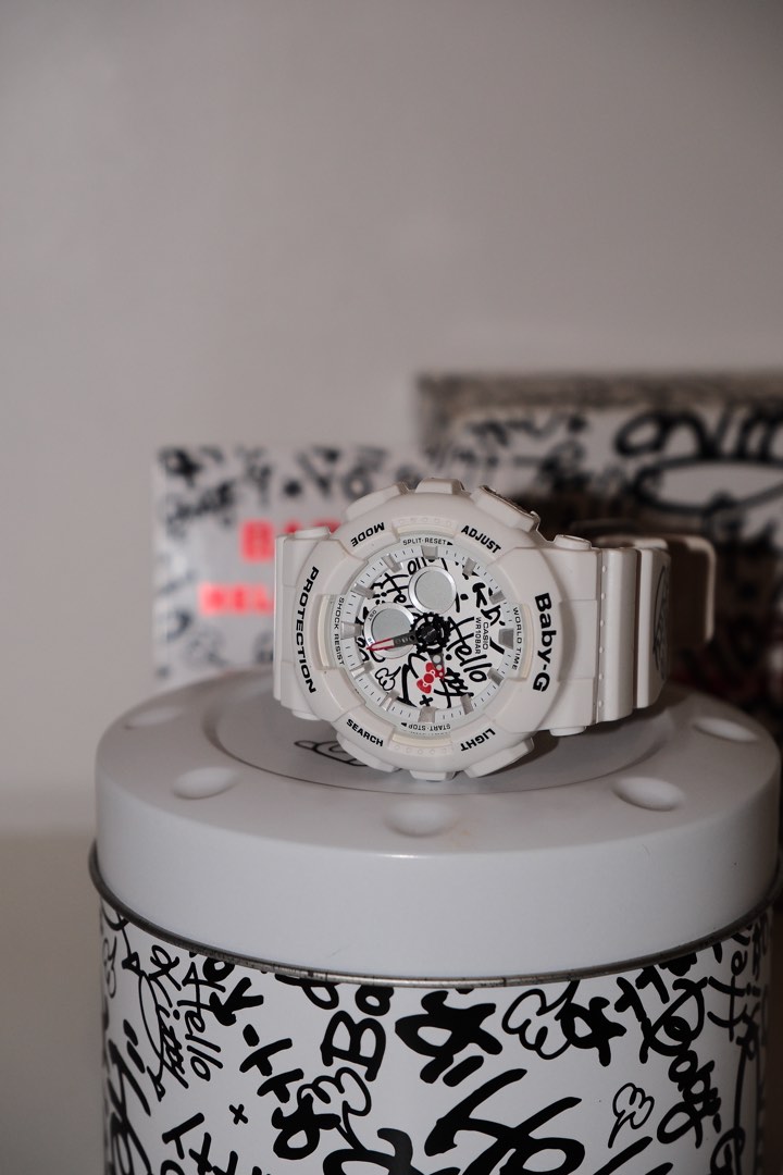 Hello Kitty x Casio Baby-G BA-120KT-7A Watch, Women's Fashion, Watches ...