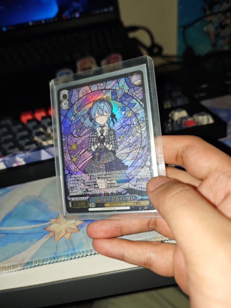 Hololive Hoshimachi Suisei Card, Hobbies & Toys, Toys & Games on Carousell
