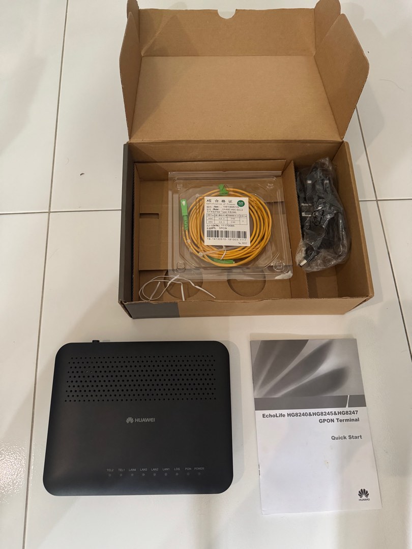 Huawei EchoLife HG8240 GPON Terminal, Computers & Tech, Parts ...