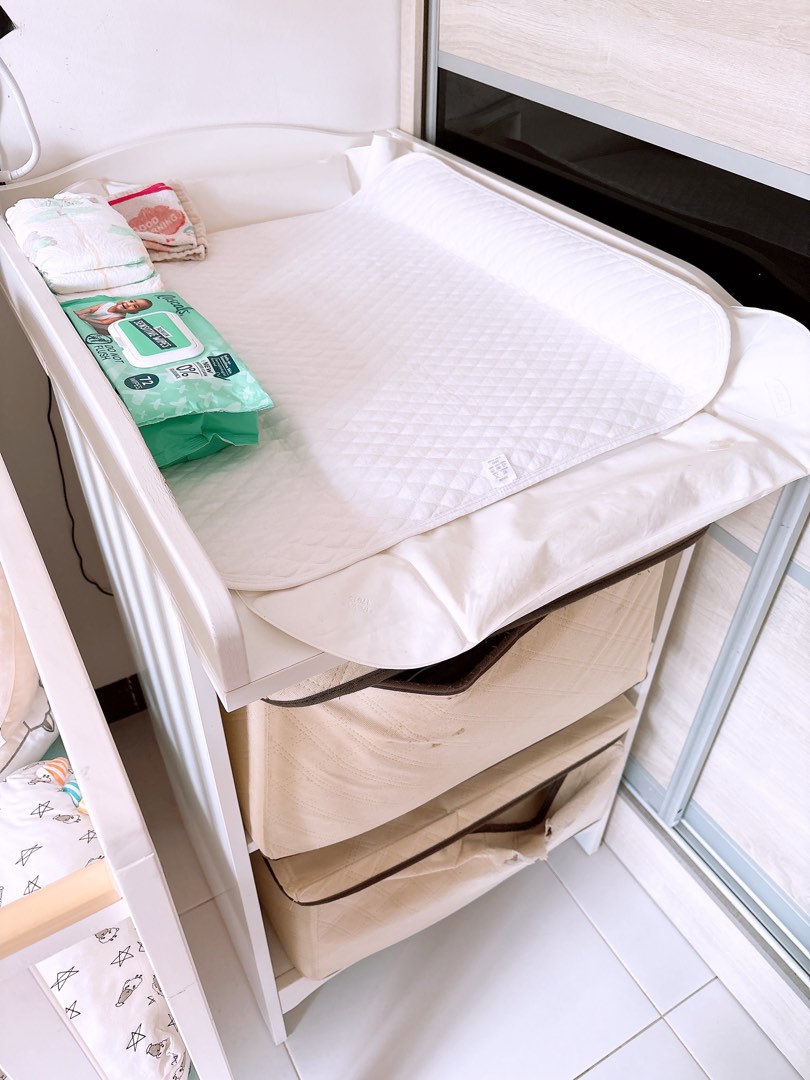 Ikea Baby Changing Table, Babies & Kids, Bathing & Changing, Changing ...