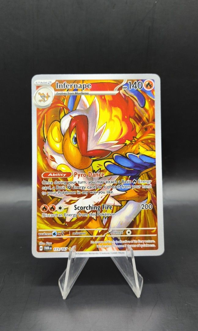 Infernape IR Illustration Rare Pokemon TCG Trading Card Game Twillight ...
