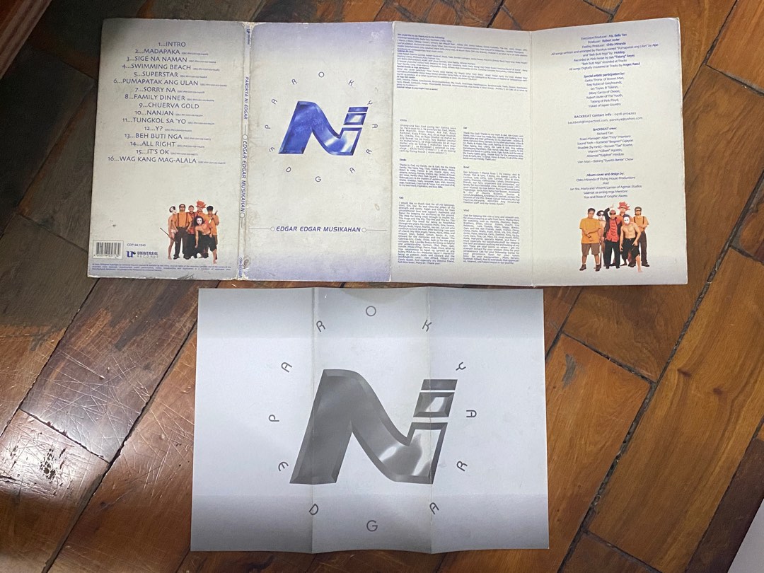 Inlay / Case Only - Parokya Ni Edgar MUSIKAHAN Album - Original Music ...