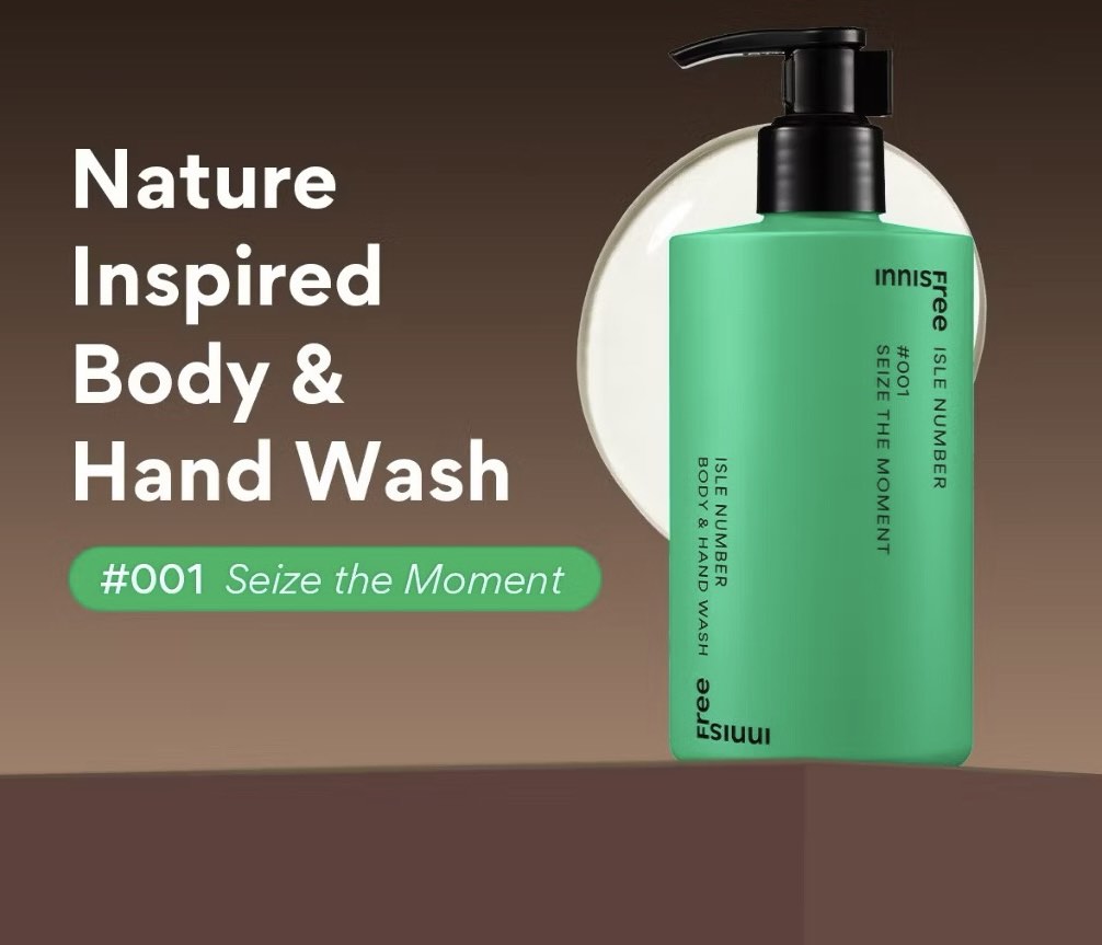 INNISFREE Isle Number Body & Hand Wash STM 300ml, Beauty & Personal ...