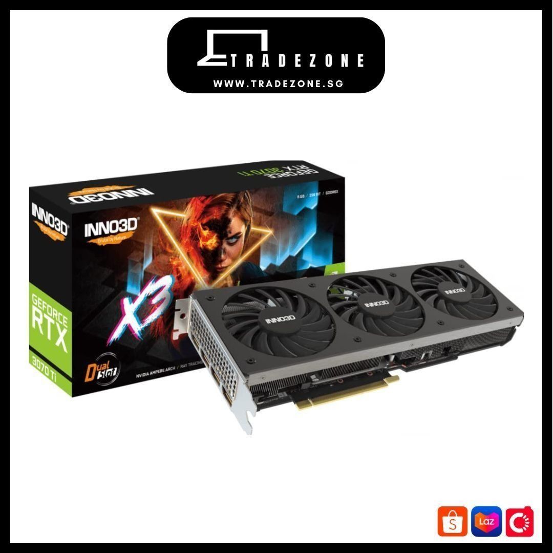 Inno 3D GeForce RTX 3070 Ti X3 OC Gaming Graphic Card GPU, Computers ...