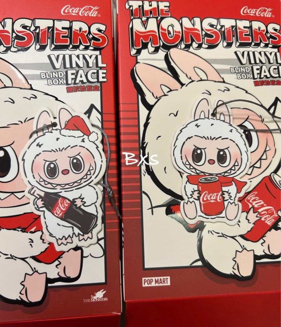 Instocks Authentic Popmart Labubu the monster white coke Coca Cola ...