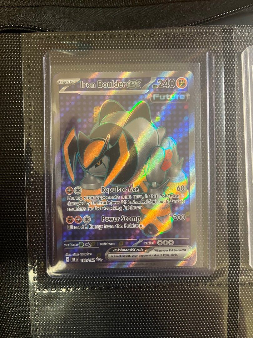 iron boulder ex full art temporal forces pokemon tcg, Hobbies & Toys ...