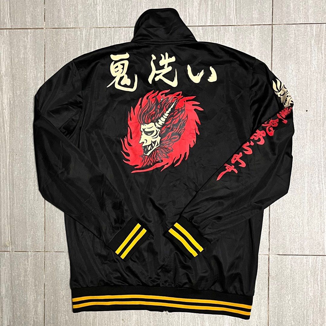 Japanese Brand Oniarai Yakuza Gang Delinquent Punk Varsity Zip-up ...