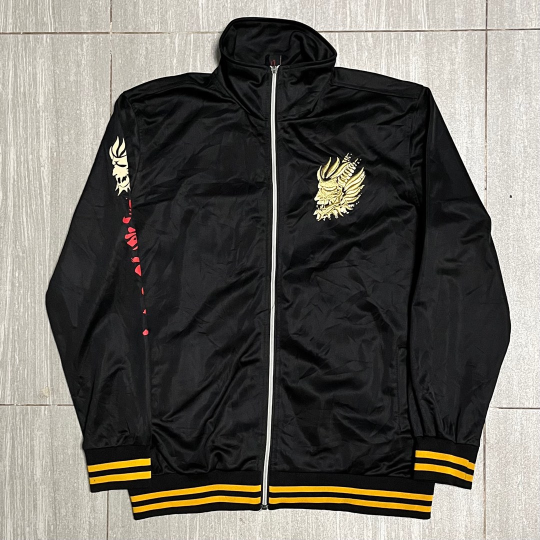 Japanese Brand Oniarai Yakuza Gang Delinquent Punk Varsity Zip-up ...