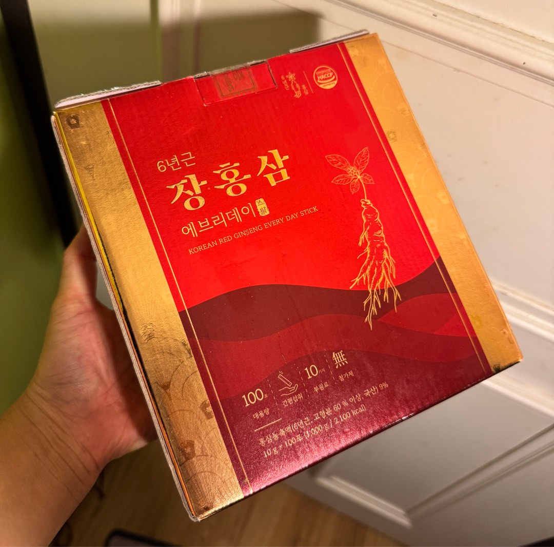 Korean Red Ginseng Extract 10g x 100 packets (Exp: 2027), Health ...