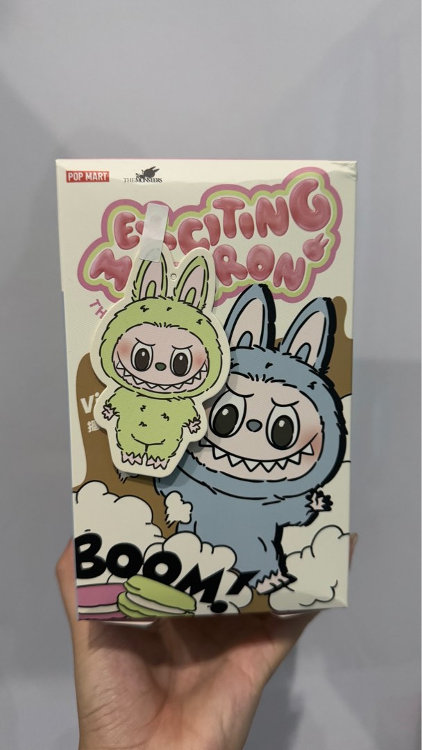 Labubu Exciting Macaroon V1, Toys & Collectibles, Mainan di Carousell