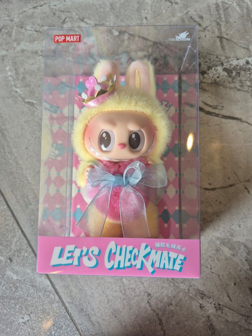 Labubu THE MONSTERS Let's Checkmate Series-Vinyl Plush Hanging Card ...