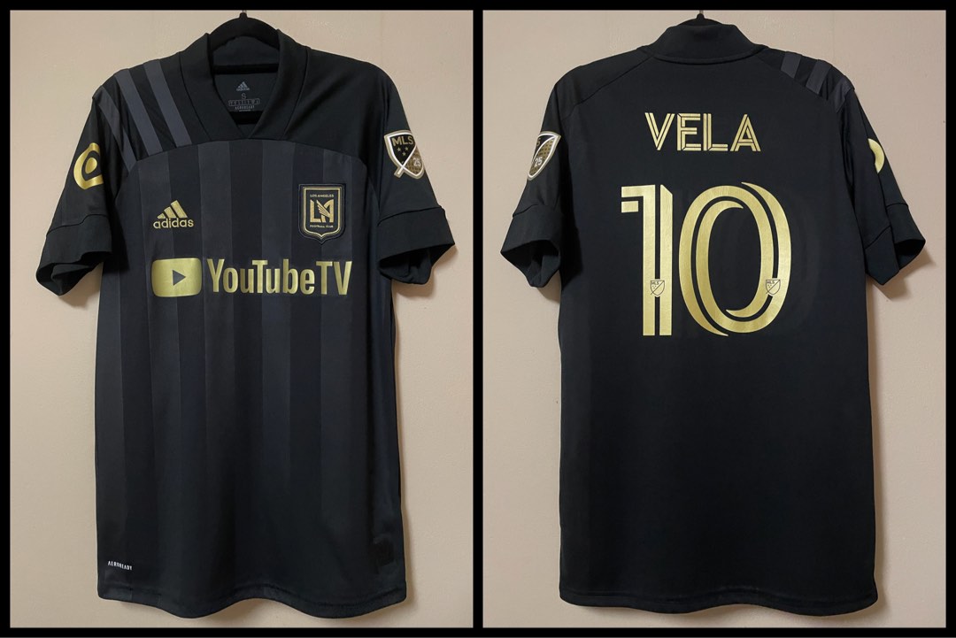 LAFC home kit 2020 #VELA10 (Original jersey / jersi), Men's Fashion ...