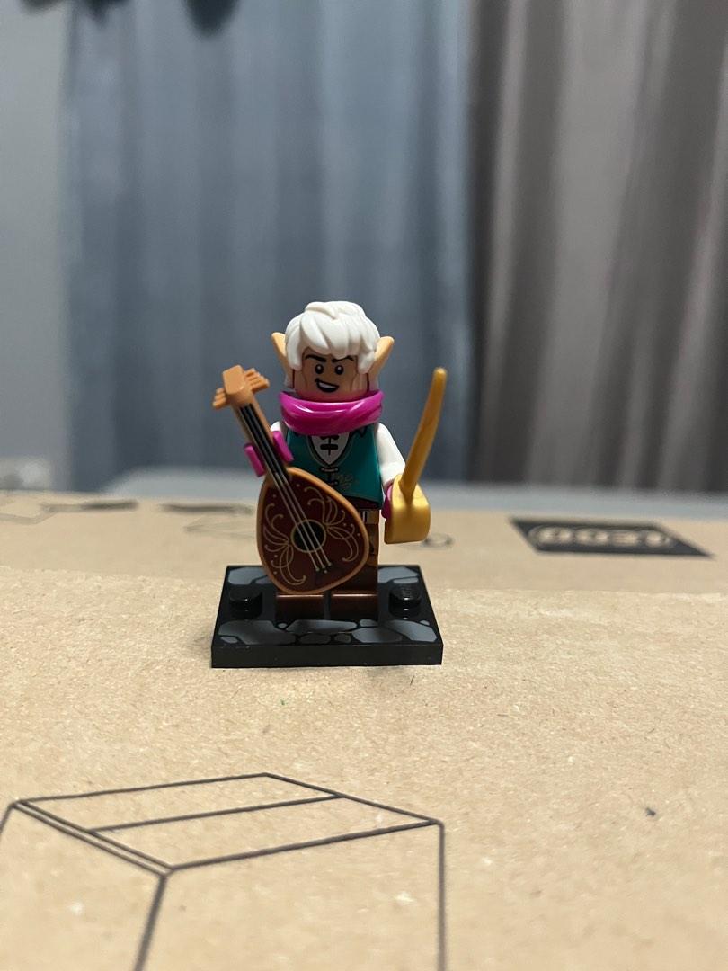 LEGO D&D Minifigures - Elf Bard, Hobbies & Toys, Toys & Games on Carousell