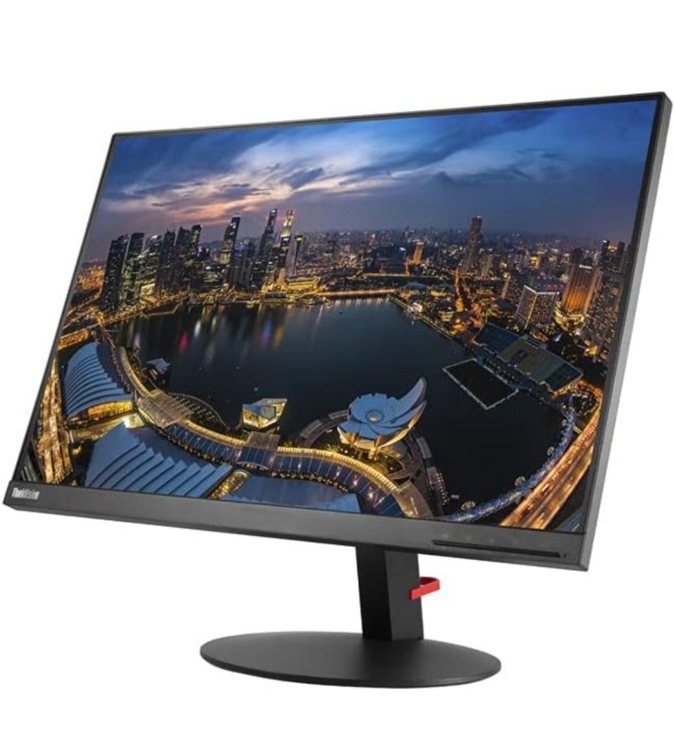 Lenovo Thinkvision T24i-10 monitor with wireless keyboard and mouse ...