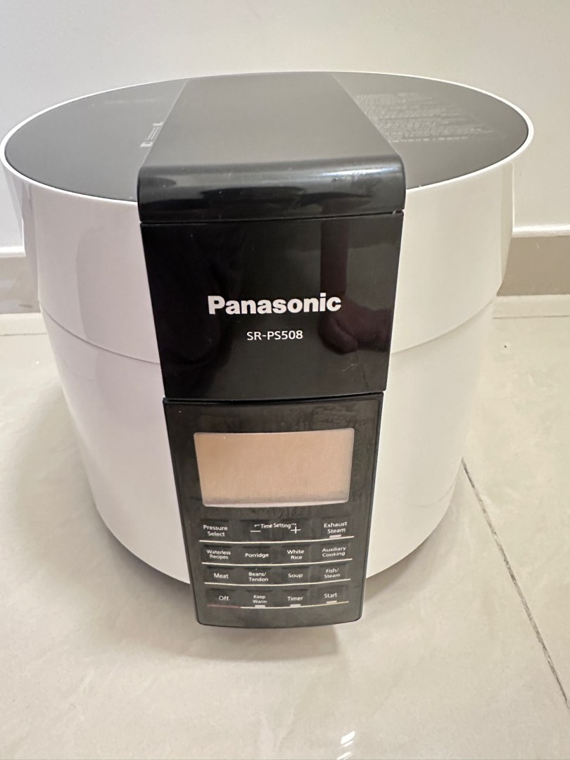 Like New Panasonic High Pressure Cooker SR-PS508高壓煲, 家庭電器, 廚房電器, 鍋具 ...