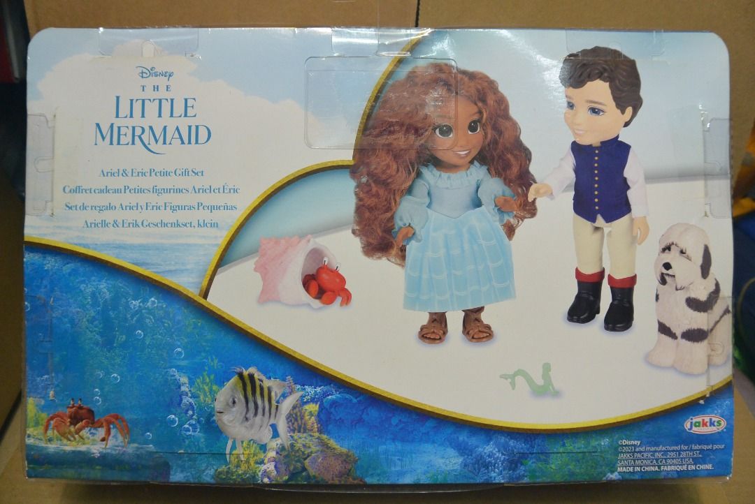 Little Mermaid Live Action Ariel & Eric Library Moment Peti, 興趣及遊戲, 玩具 ...