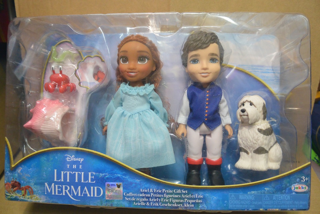 Little Mermaid Live Action Ariel & Eric Library Moment Peti, 興趣及遊戲, 玩具 ...