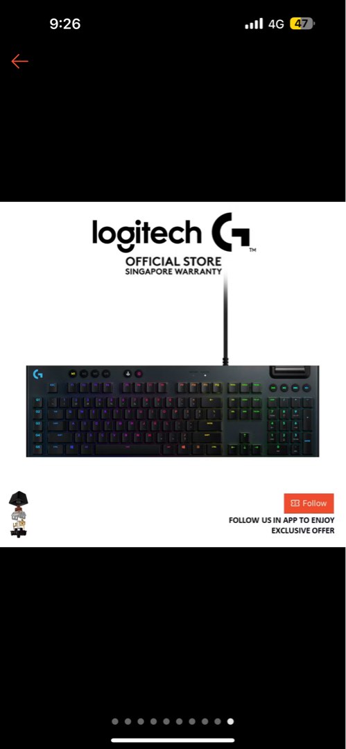 Logitech Gaming Keyboard G815 Computers And Tech Parts And Accessories Computer Keyboard On