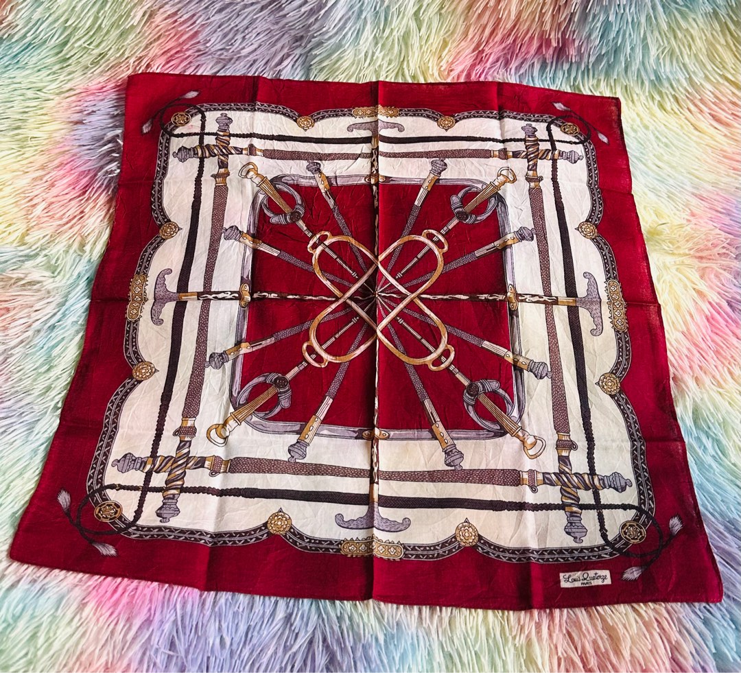 Louis Quatorze Paris Handkerchief, Men's Fashion, Watches & Accessories ...