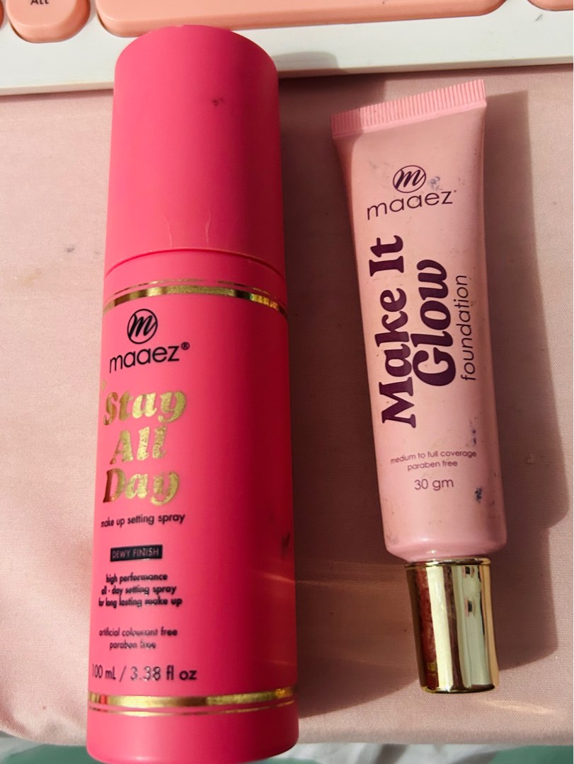 MAAEZ Foundation and Setting Spray (RM50), Beauty & Personal Care, Face ...