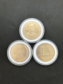 1 Ringgit Malaysia RM1 old Coin Tunku Abdul Rahman Putra 25 Tahun ...