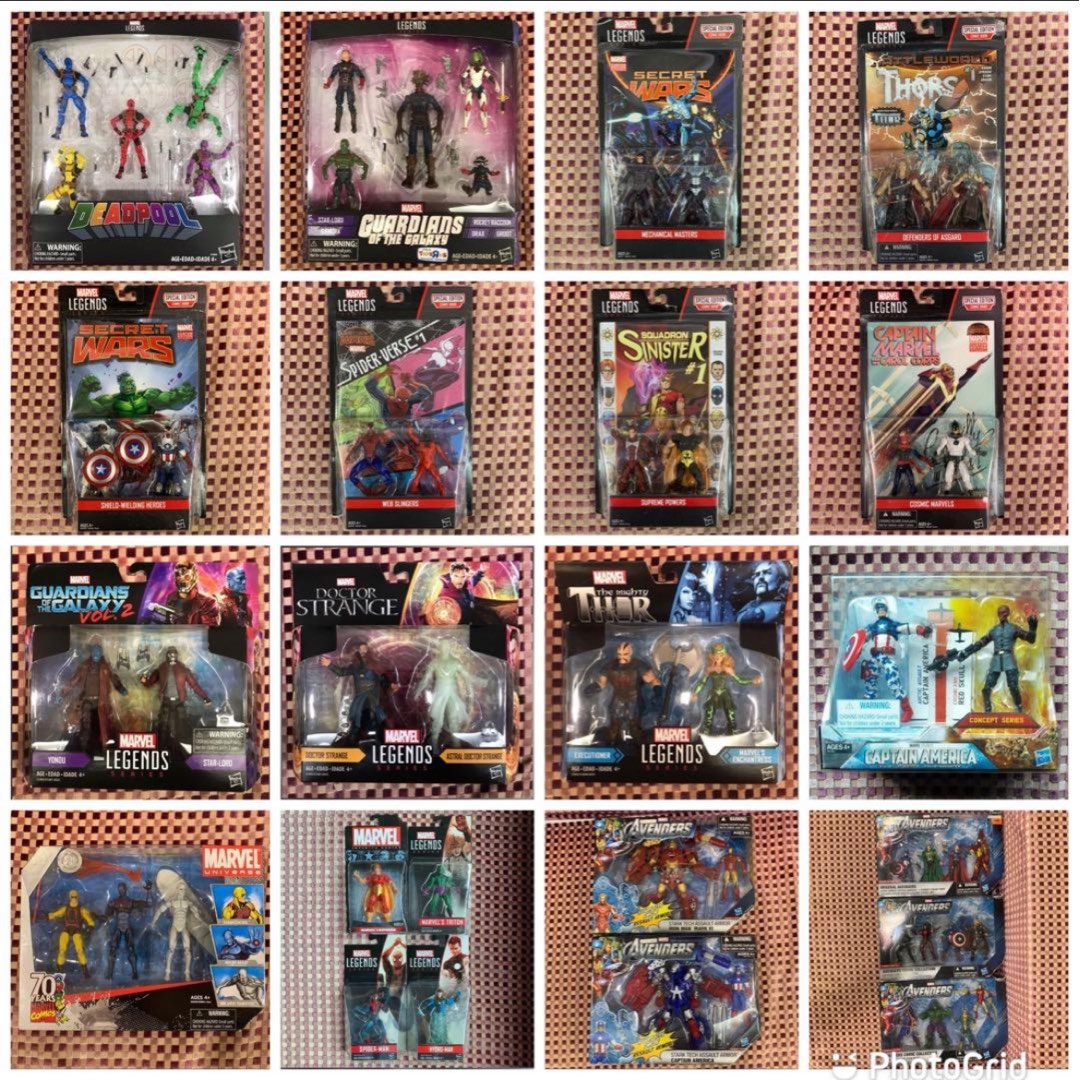 Marvel Legends Universe Collection (Avengers Guardians Galaxy Invaders ...