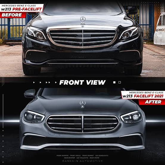 Mercedes-Benz w213 facelift full kit w213 to E63 W213 bodykit e class ...