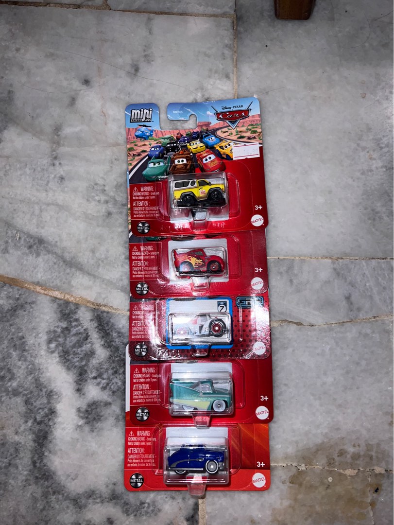 Mini racers disney pixar cars racer todd lightning mcqueen flo hudson ...