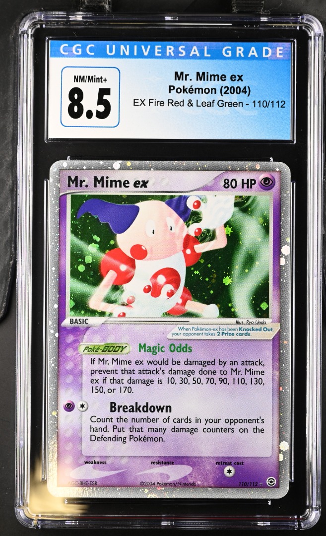 Mr Mime EX #110 - Pokemon (2004) EX Fire Red & Leaf Green - CGC 8.5 ...