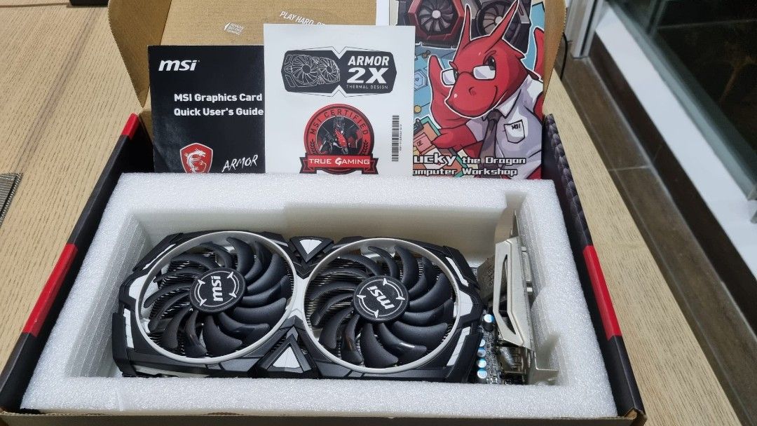 MSI Radeon RX 570 Armor 256-bit 8GB GDRR5 OC Graphcis Card, Computers ...