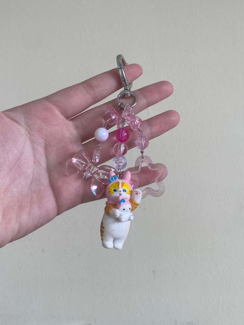 My melody x mofusand homemade keychain, Hobbies & Toys, Stationery ...