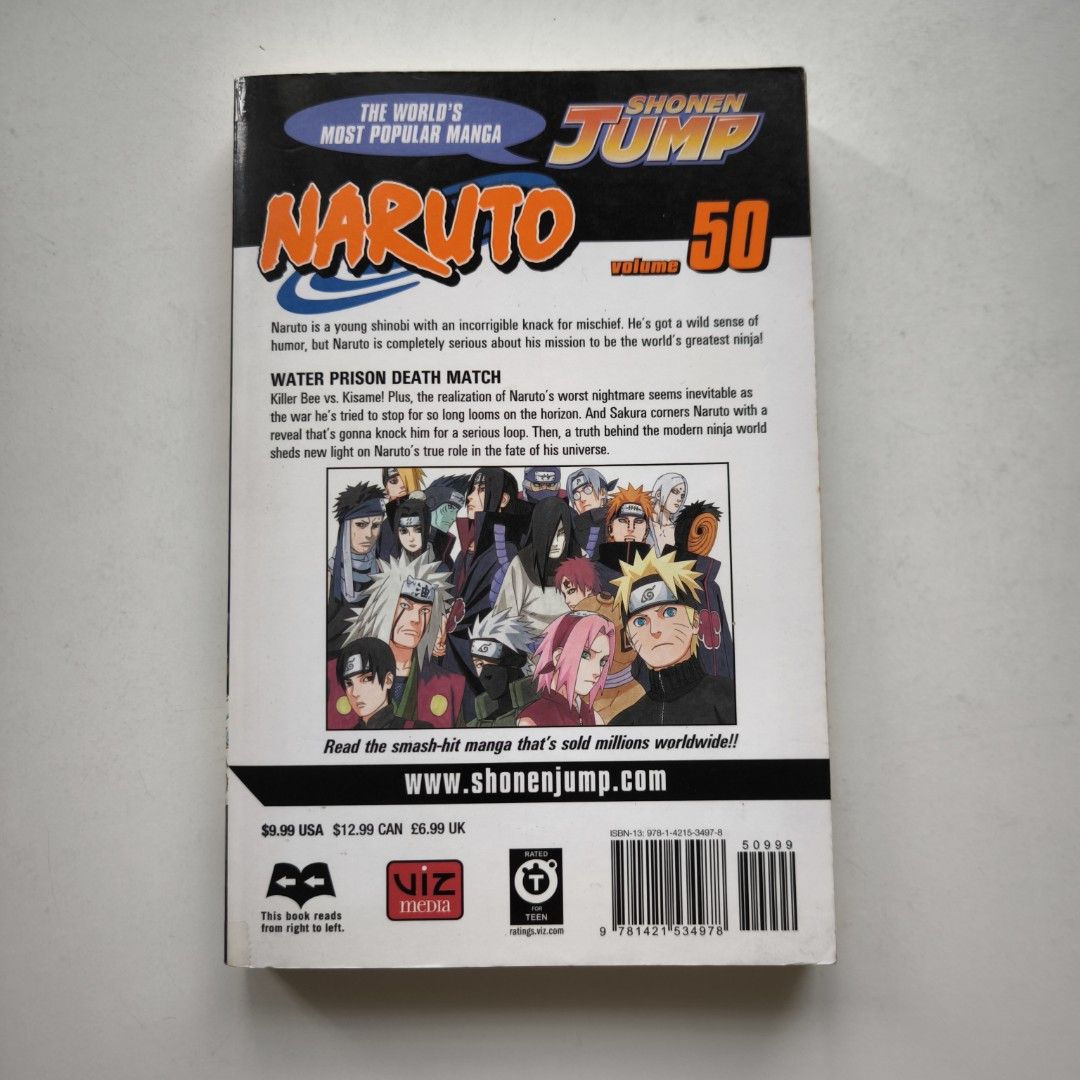 Naruto Vol 50 Viz Media, Hobbies & Toys, Books & Magazines, Comics ...