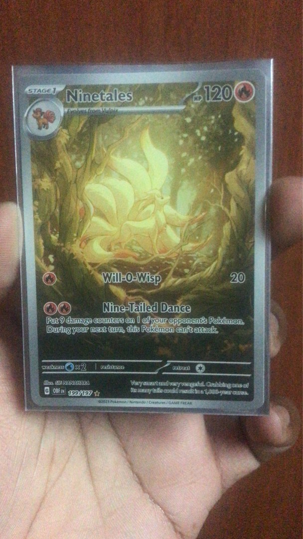 Ninetails pokemon card, Hobbies & Toys, Toys & Games on Carousell