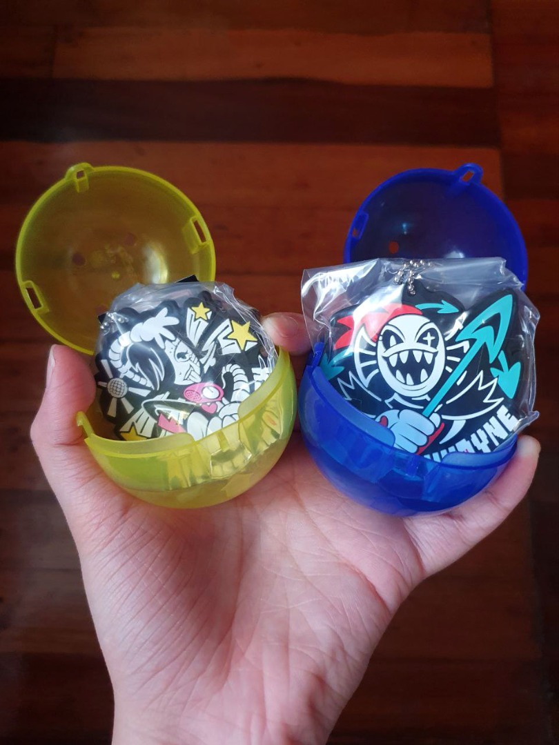 [OFFICIAL] Undertale Undyne & Mettaton Ex Bandai Rubber Strap Keychain ...