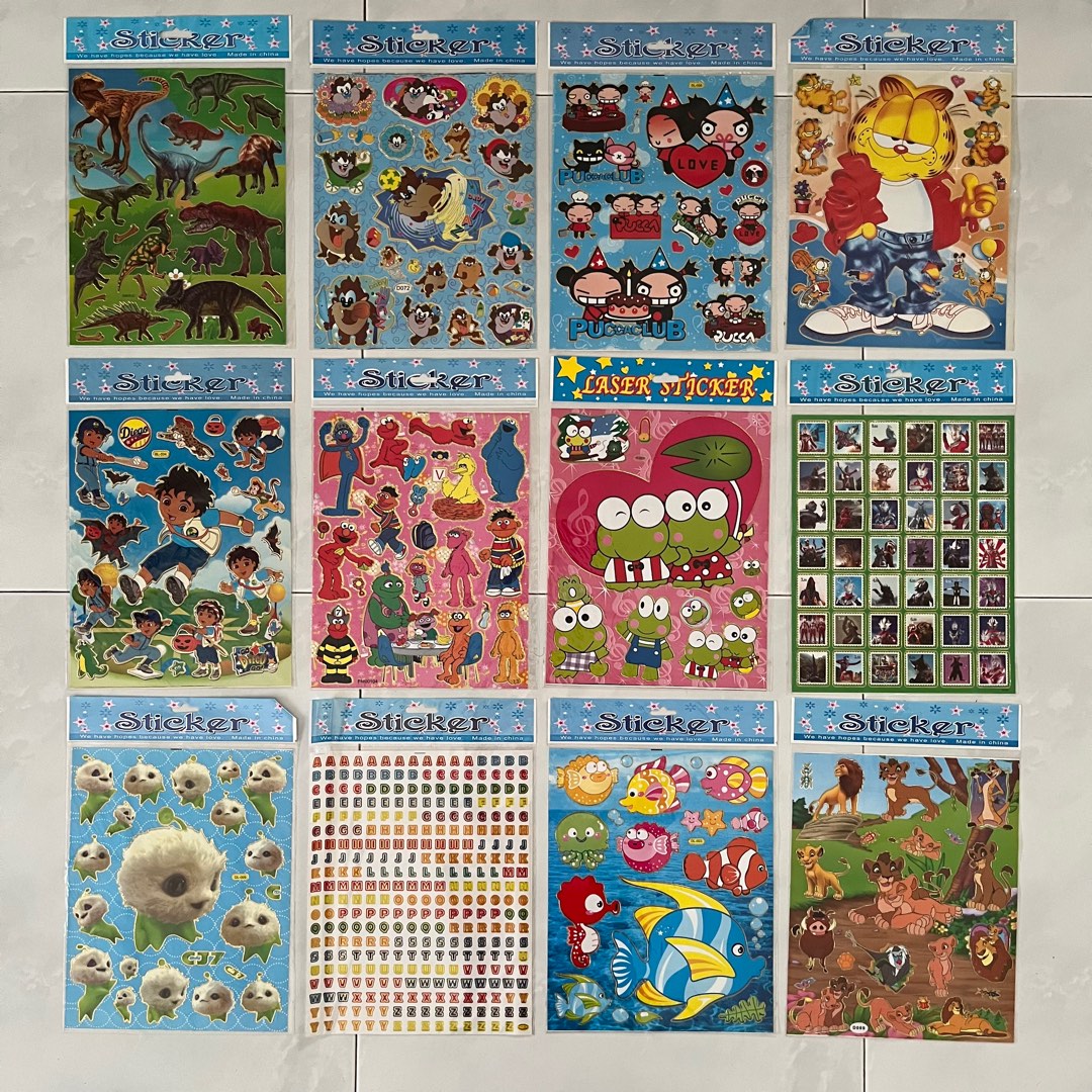 Pasar Malam Sticker Set of 61, Hobbies & Toys, Stationery & Craft ...