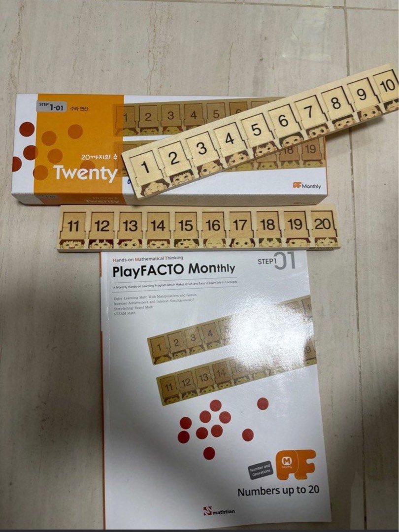 Playfacto creative math self learning kit- step 1-01, Hobbies & Toys ...
