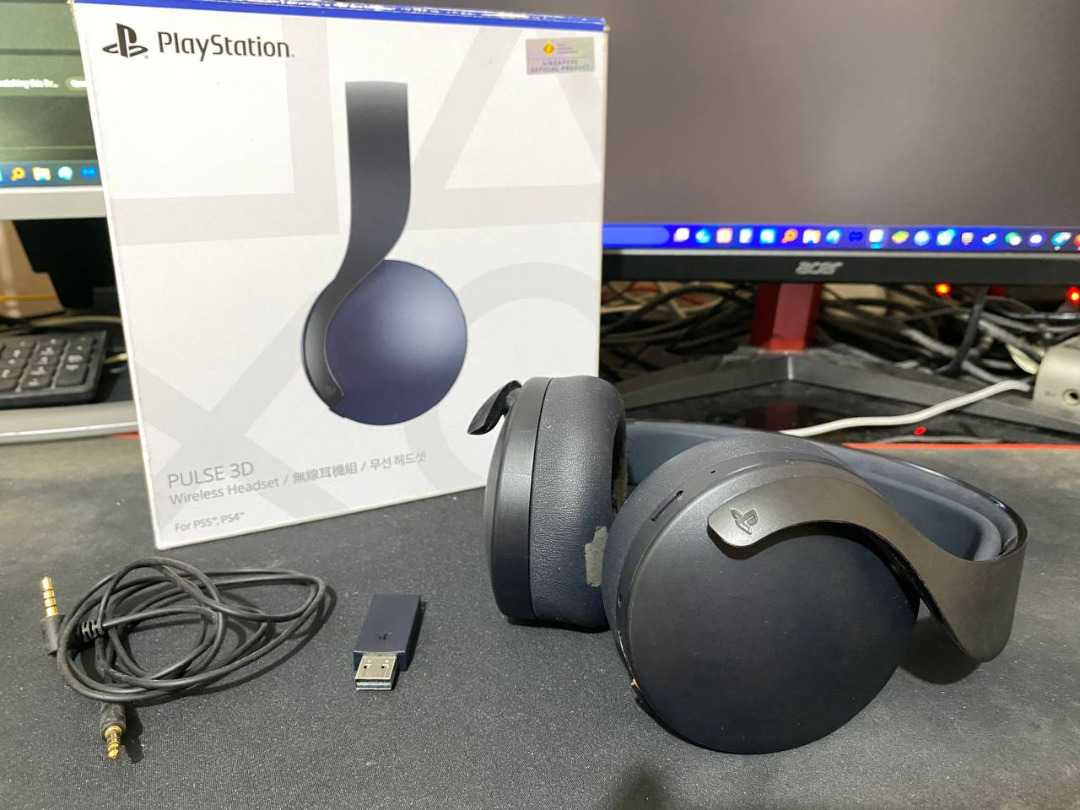 PlayStation 5 PULSE 3D Wireless Headset (built in mic) Can use for PC ...