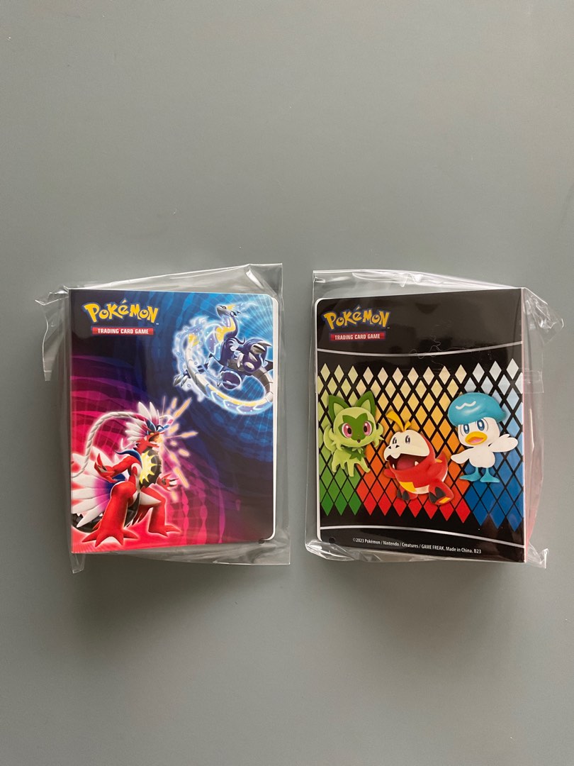 Pokemon original koraidon miraidon fuecoco sprigatito TCG mini card ...