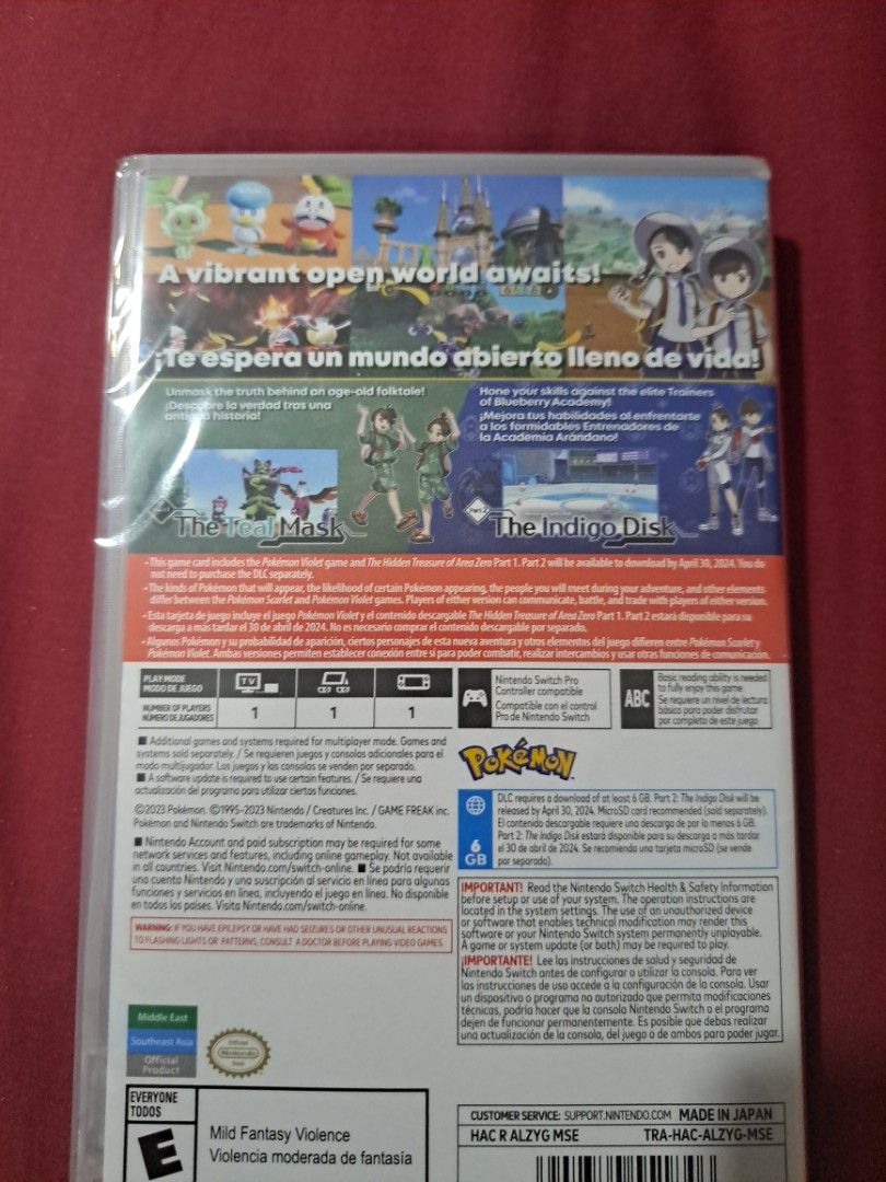Pokemon violet with dlc, Hobbies & Toys, Toys & Games on Carousell